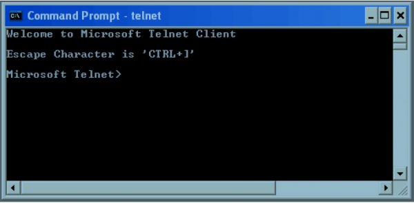Verification of a LAN connection using Telnet - Siglent